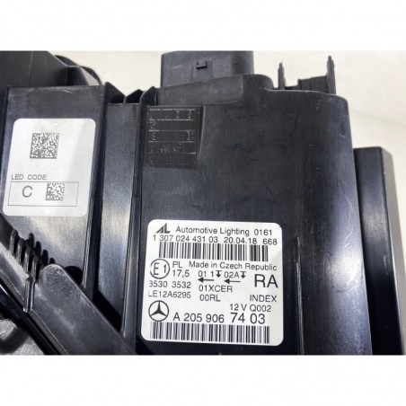 Mercedes W205 C180 C200 C220 Orjinal Sağ Led Headlight A2059067403
